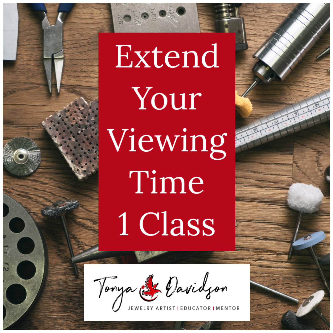 Extended Viewing Membership for ONE previous class – tonyadavidson