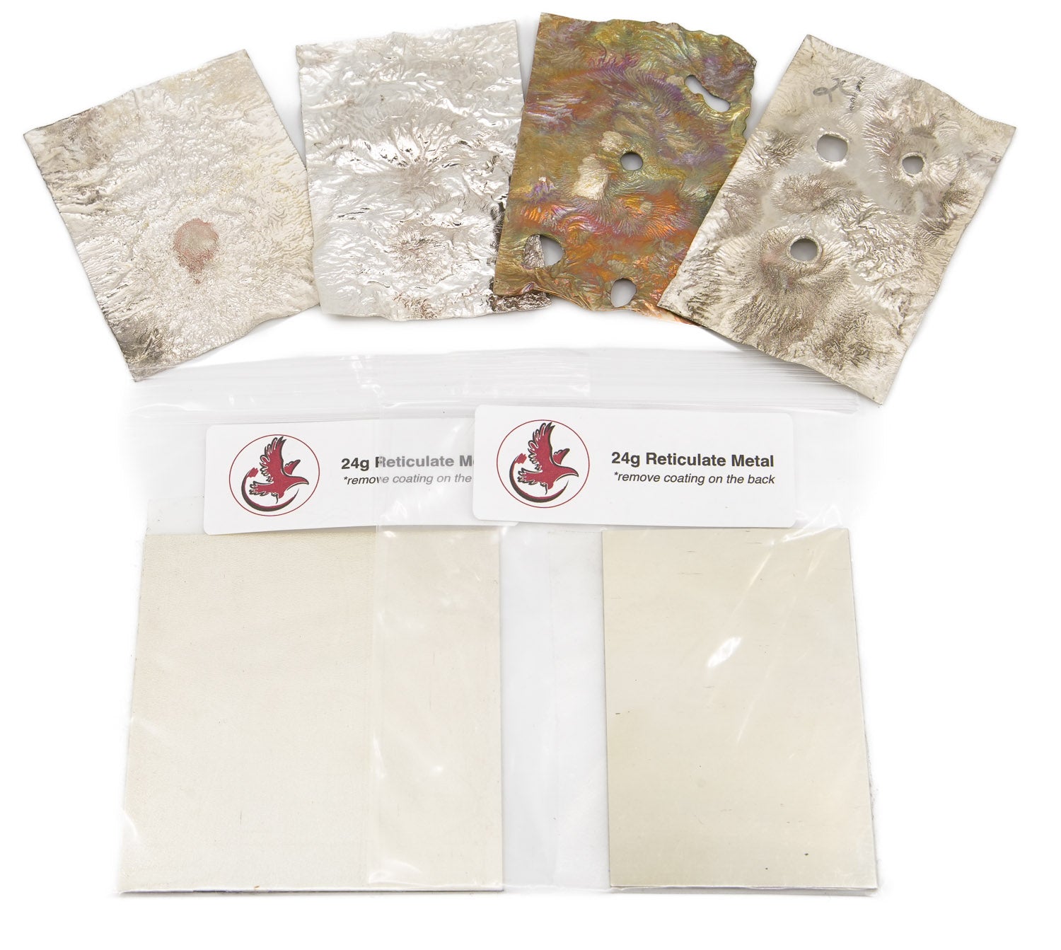 24 gauge 3”x3” Reticulation Silver 80/20 or 820 – tonyadavidson