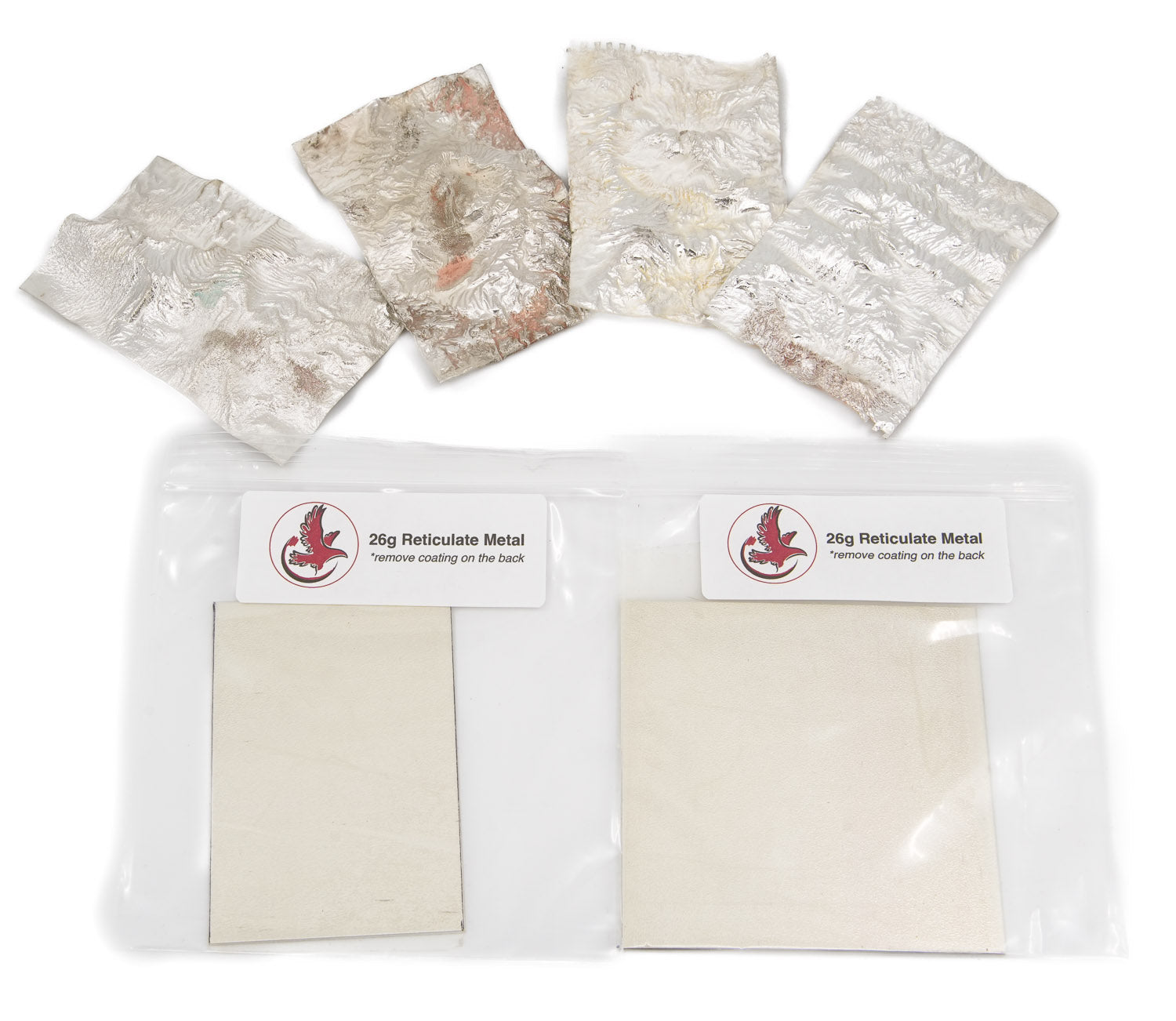 26 gauge 2”x3” Reticulation Silver 820 or 80/20 – tonyadavidson